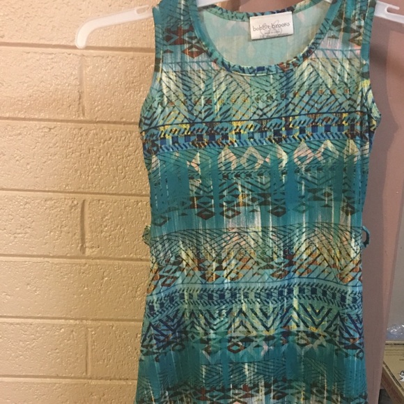 Bobbie Brooks | Dresses | Bobbie Brooks Aztec Dress Short Front Long ...